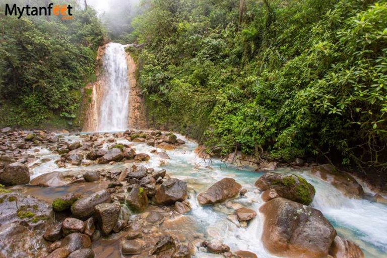 Visit the Stunning Blue Falls of Costa Rica: Las Gemelas